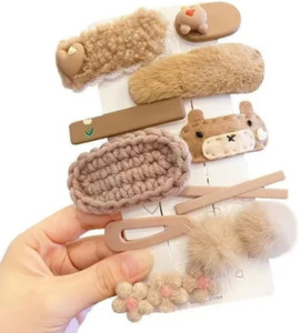 tbh "Perfectly Plush: Teddy Bear Hair Clips for Girls and Women" Hair ...