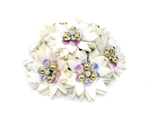 Shining Angel White Bun/Juda for Women and Girls Bun Price in India ...