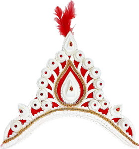 BengCraft Bengali Wedding Bridal Shola Crown Mukut Topor Sola Biyer ...