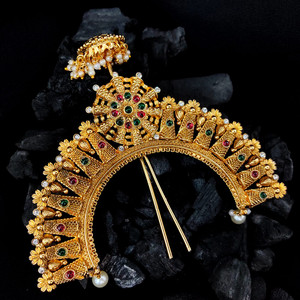 Hayagi Maharashtrian Khopa In Broad Designer Hair Pin Price in India ...