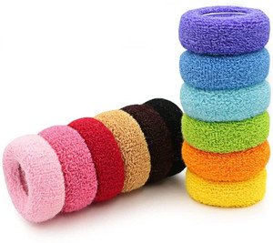 KOTTYKOTTY Thick Hair Ties for Thick Hair Terry Cloth Hair Elastics ...