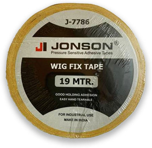 WIGHIGH 20 Yard Double Sided Waterproof Jonson Yellow Cloth Tape Wig ...