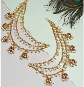 J J Jewellers Wedding Jewellery Bahubali Inspired Long Chain Hair Chain ...