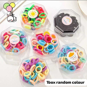 KVY COLLECTION Rubber Bands, 1 Box Hair Accessory For Girls Kids ...