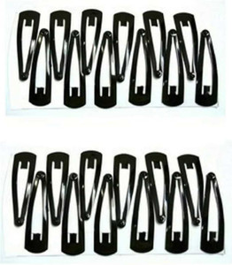 SVHub Collections Black Tik Tok Hair Pins for Girls and Babies (Large ...