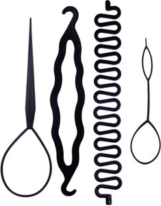 Bueno Braids Tools Set Of 4 Hair Accessories Set, Hair Styling Tool For ...