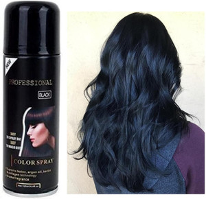 MYEONG 1 Day Temporary Hair Color Spray , BLACK - Price in India, Buy ...