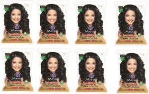 Mayuri Henna Smart Shampoo Natural Black Hair Color Chemical Free Long ...