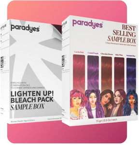 Paradyes Lighten Up! Bleach Pack + Bestselling Colors Sample Box ...