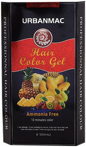 URBANMAC Quick , Home Hair Color Fruit Vinegar Black Gel, with Shaver ...