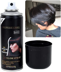 DARVING One day Temporary Hair Color Spray Black Hair Spray - Price in ...