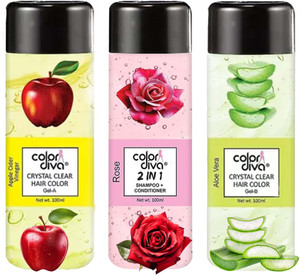 Color Diva Crystal Clear Hair Color Gel with Apple and Aloe-Vera ...