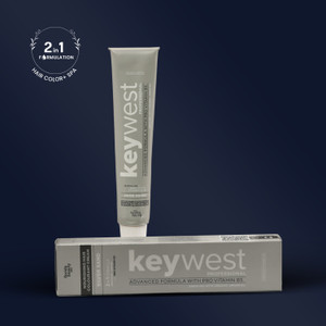 Keywest Professional Hair Color Tube No. 3, 80gm , Dark Brown - Price ...