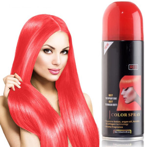 MYEONG Temporary And Instant Use All Day Red Hair Color Spray Hair ...