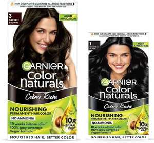 GARNIER brown colour , natural black - Price in India, Buy GARNIER ...