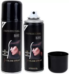 AFARAXIA One day Temporary Hair Color Spray Black Hair Spray Hair ...