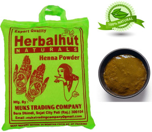 HERBALHUT NATURALS 100% Natural Rajasthani Henna powder,Mehandi powder ...