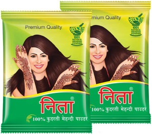 Neeta Natural Mehendi Henna Powder for Hair Colour & Mehndi Design 100 ...