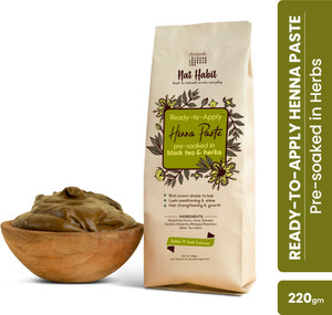 Nat Habit Ready to Apply Henna Paste,Organic,Mehandi Hair Color for ...