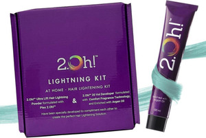 2.Oh! Italian Hair Colour DIY Kit, Hair Bleach + Semi Permanent Color ...