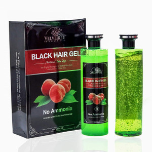 Velvetree Natural hair Gel color dye , Black - Price in India, Buy ...