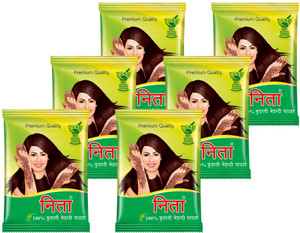 Neeta Natural Mehendi Henna Powder for Hair Colour & Mehndi Design 100 ...