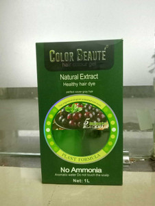 Color Beaute HEALTHY HAIR DYE PLANT FORMULA NEW , NATURAL BLACK - Price ...