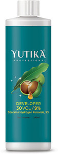 Yutika Professional Hair Colour Developer 30 Volume (9%) 150 ml , White ...