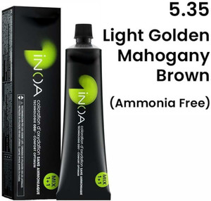 INOA Hair Colour 5.35 60g With Developer 90ml , Light Golden Mahogany ...