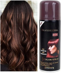 MYEONG Brown Color Metallic Shine Hair Color Spray , Brown - Price in ...