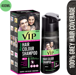 VIP Hair Color Shampo, 400ml , Black - Price in India, Buy VIP Hair ...