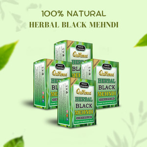 QuikHenna Herbal Black Mehndi For All Hair Type 65gm Pack Of 4 , Black ...