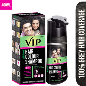 VIP Hair Colour Shampoo, 400ml , BLACK - Price in India, Buy VIP Hair ...