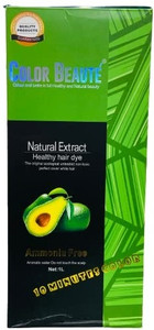 Color Beaute NATURAL EXTRACT HEALTHY HAIR DYE , NATURAL BLACK 100% ...