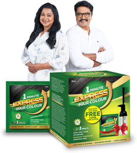 1minute express Shampoo Based Hair Color for Men and Women (Pack of 6 ...