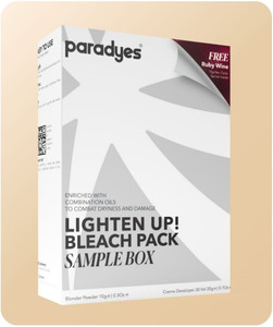 Paradyes Lighten Up! Bleach Pack Sample Box with Free Ruby Wine Color ...