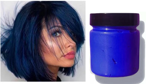 Arcanuy Blue shade color cream hair wax for men and women , blue ...