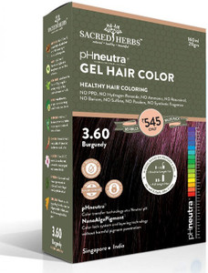 Sacred Herbs Ammonia & PPD Free Semi Permanent Gel Hair Color for Men ...