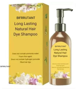 BIFRRUTANT Japanese Long Lasting Hair Dye Shampoo - Salon Quality ...