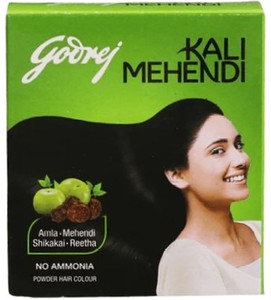 Godrej Kali Mehendi Powder Hair Colour - 24g , Kali Mehendi - Price in ...