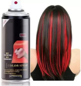 D-DIVINE Temporary Professional Hair Color Spray , RED - Price in India ...