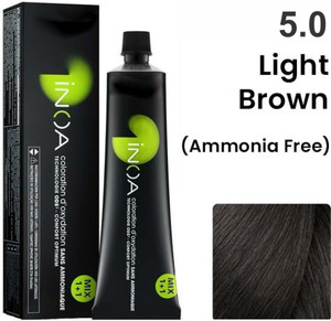 INOA Hair Colour 5.0 60g With Developer 90ml , Light Golden Mahogany ...