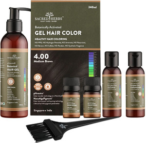 Sacred Herbs Ammonia & PPD Free Semi Permanent Natural Gel Hair Color ...