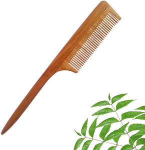 DAUMI Ayurvedic Neem Wood Anti Dandruff Hair Comb ( pack of 1) - Price ...