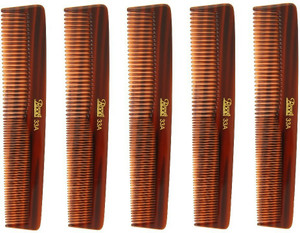 ROOTS Brown Dressing Comb for Long/Straight Hair - Pack of 5, Model 33A ...