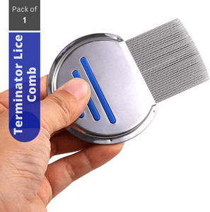 VEENXT Terminator Lice Comb, Stainless Steel Louse and Nit Comb for ...