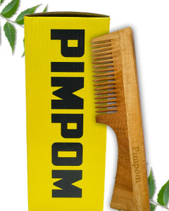 PIMPOM PAATI 100% Pure Wooden Neem Comb for Women,Men&Kids | For ...