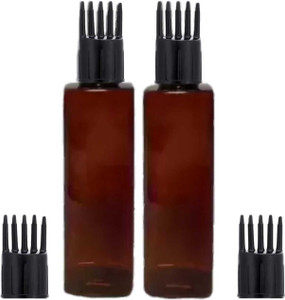 Grims Hair Root Applicator Bottle with Comb Cap for Applying Hair Oil ...
