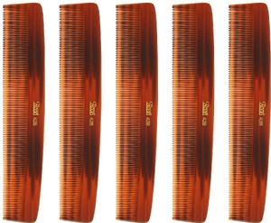 ROOTS Brown Fine Teeth Comb for Fine long Straight Hair - Pack of 5 ...