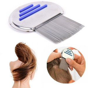 GROOVS Groovs_Stainless_Steel_Kids_Hair_Terminator_Lice_Comb_Head_lice ...